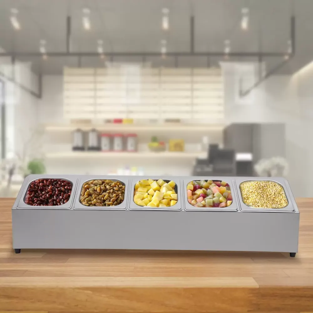 Stainless steel GN container board with container
